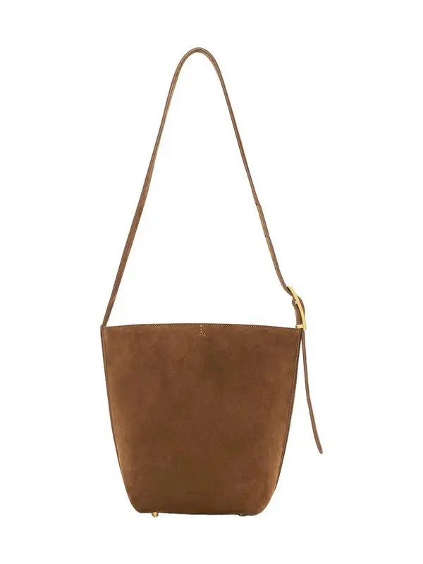ANINE BING Elly Medium Bucket Bag - Tobacco