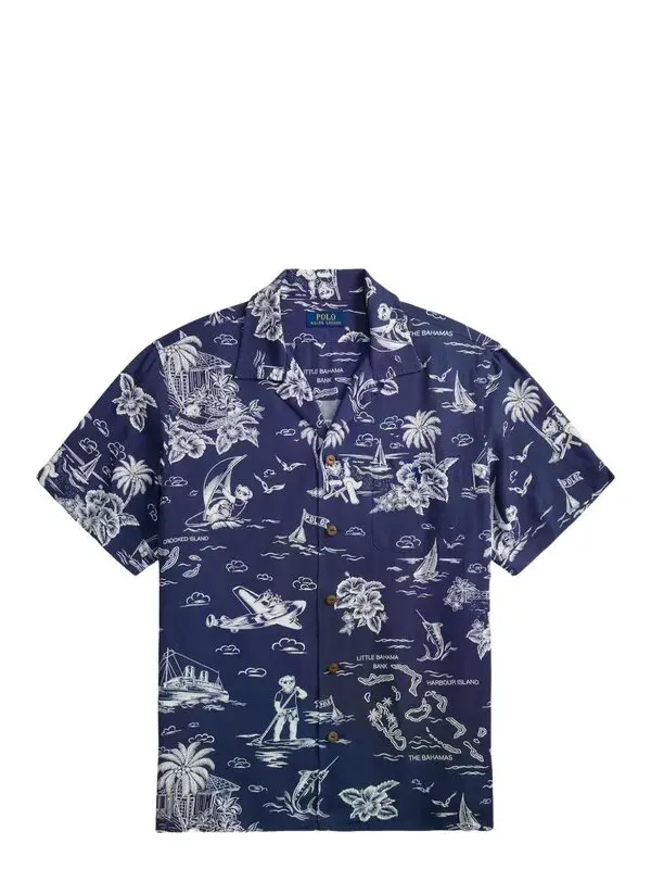 Polo Ralph Lauren Graphic-print Shirt - Blue