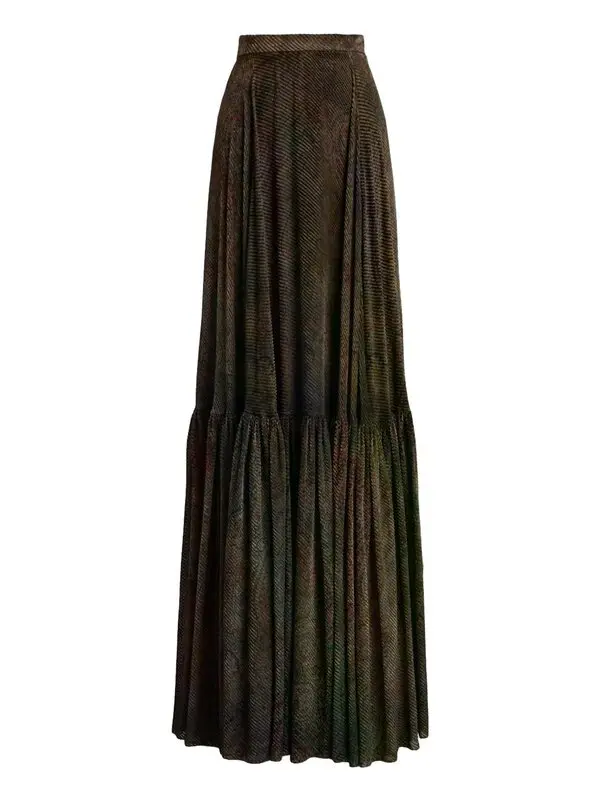 Ralph Lauren Carlita Maxi Skirt - Brown