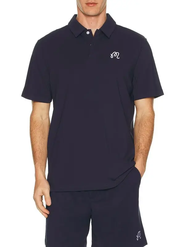 MALBON Fairway Polo - Navy