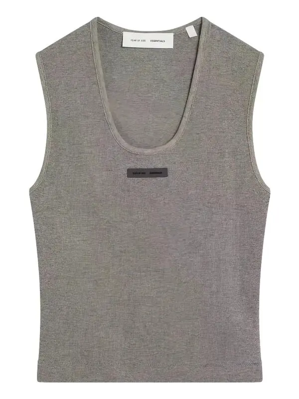 Fear Of God Ribbed Tank Top - Grey