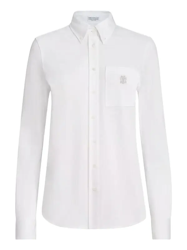 Brunello Cucinelli Shirt With Pocket - White