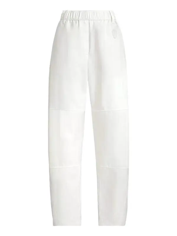 Brunello Cucinelli Elastic-waistband Trousers - White