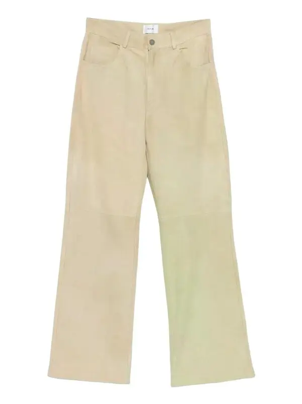 HAIKURE Pocket Leather Trousers - Neutrals