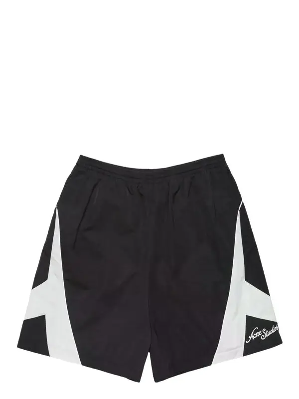 Acne Studios Contrast Panel Shorts - Black