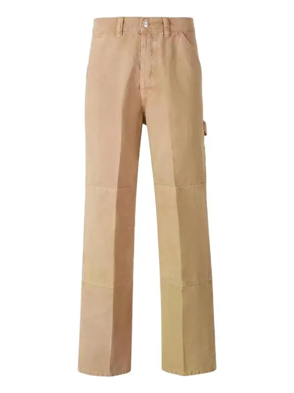 NINE:INTHE:MORNING Logo-patch Trousers - Neutrals