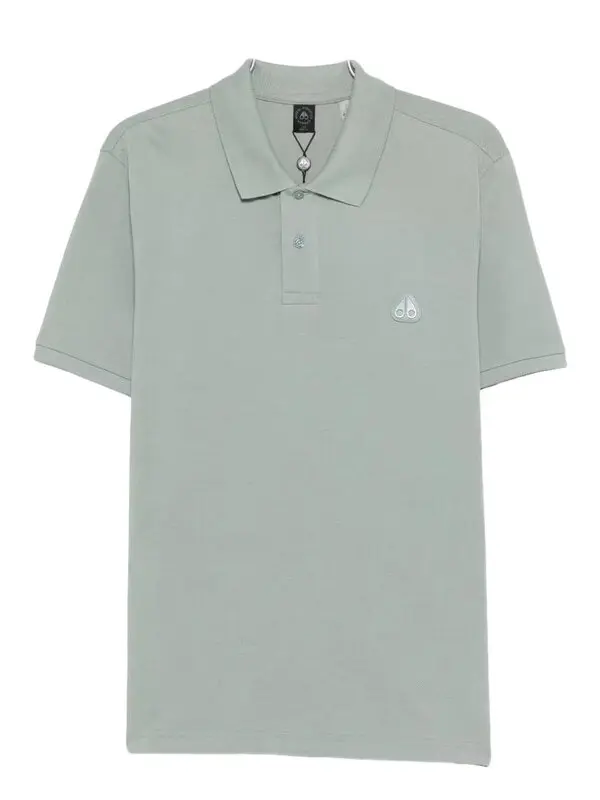 Moose Knuckles Everett Logo Polo Shirt - Green