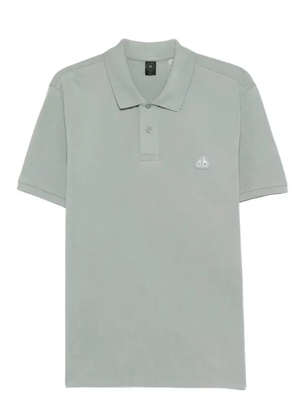 Moose Knuckles Everett Logo Polo Shirt - Green
