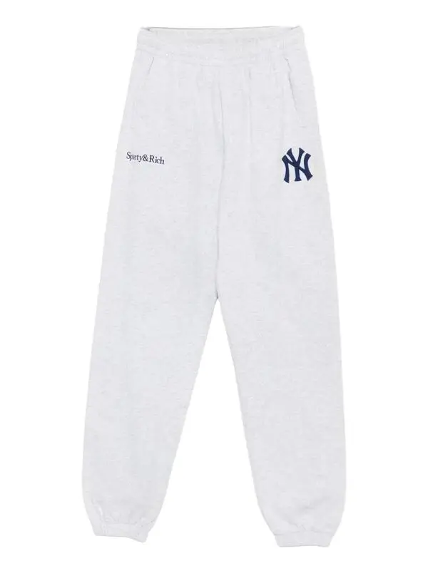 SPORTY & RICH Logo Track Pants - Grey