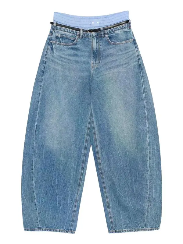 Alexander Wang Pocket Belted Jeans - Blue