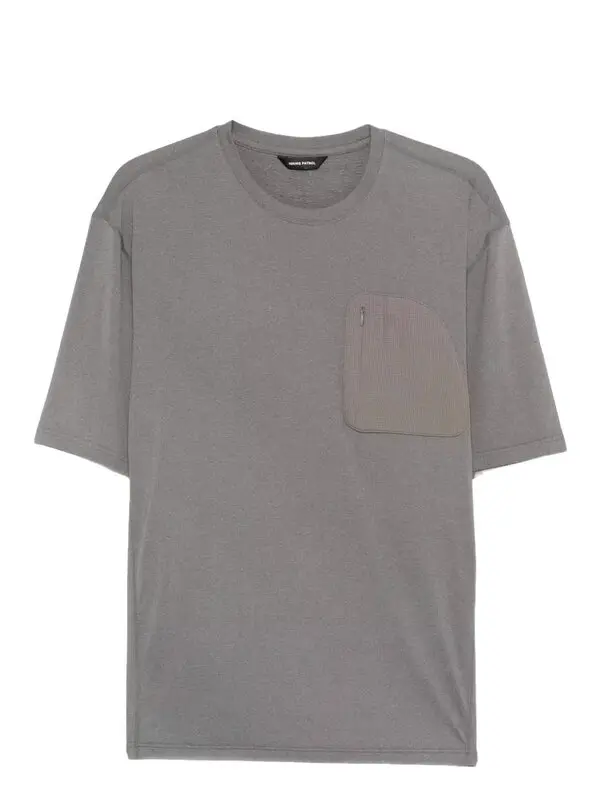 HIKING PATROL Chest Pocket T-shirt - Grey