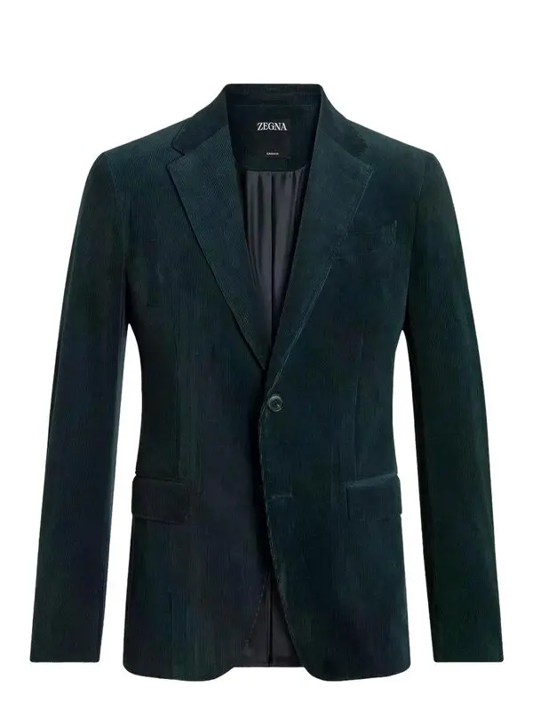 Zegna Cashco Corduroy Blazer - Green