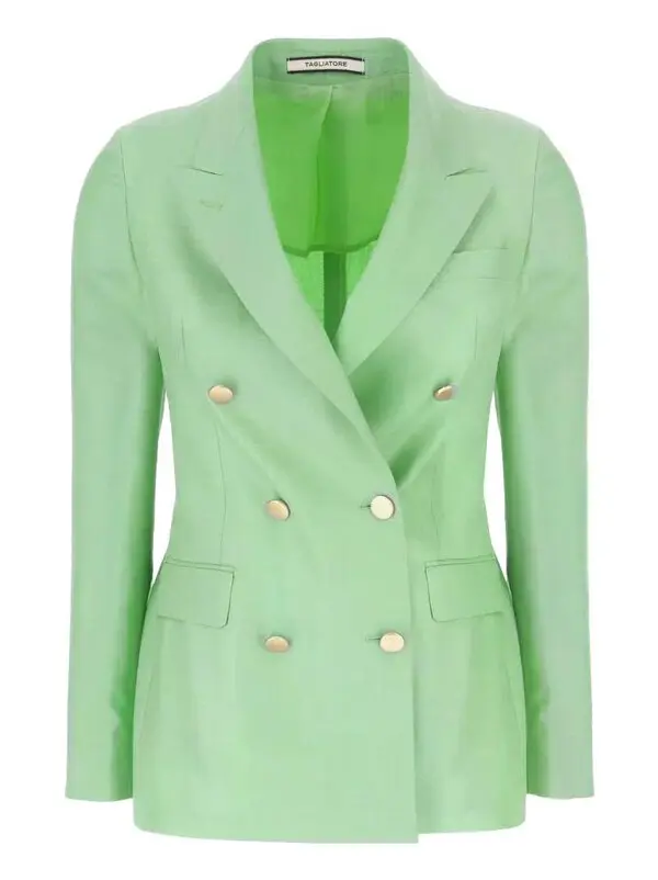Tagliatore Double-breasted Blazer - Green
