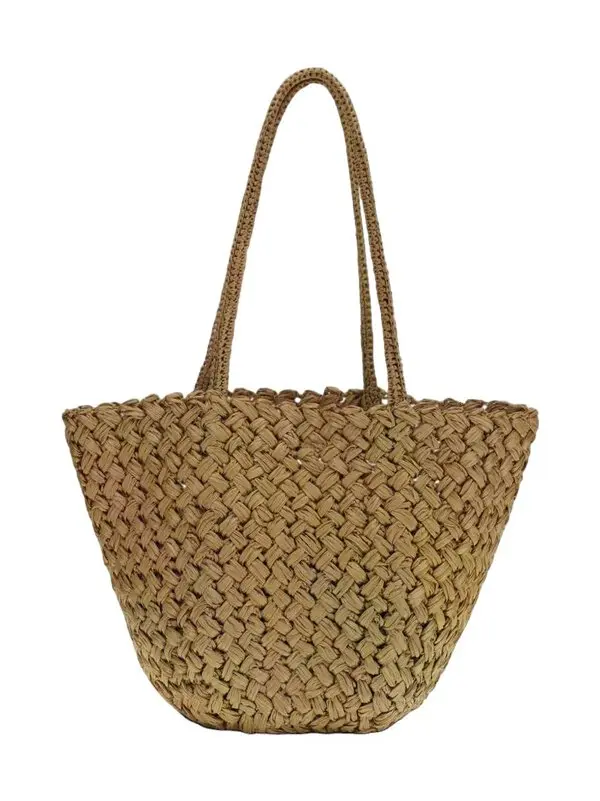 THE ROW Estelle Woven Tote - Brown