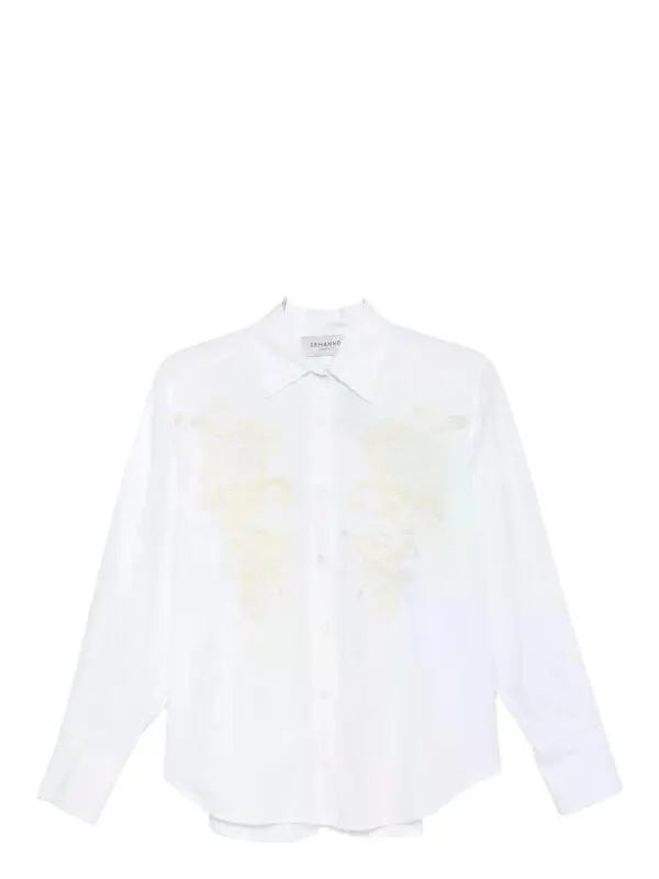 ERMANNO FIRENZE Embroidery Shirt - White