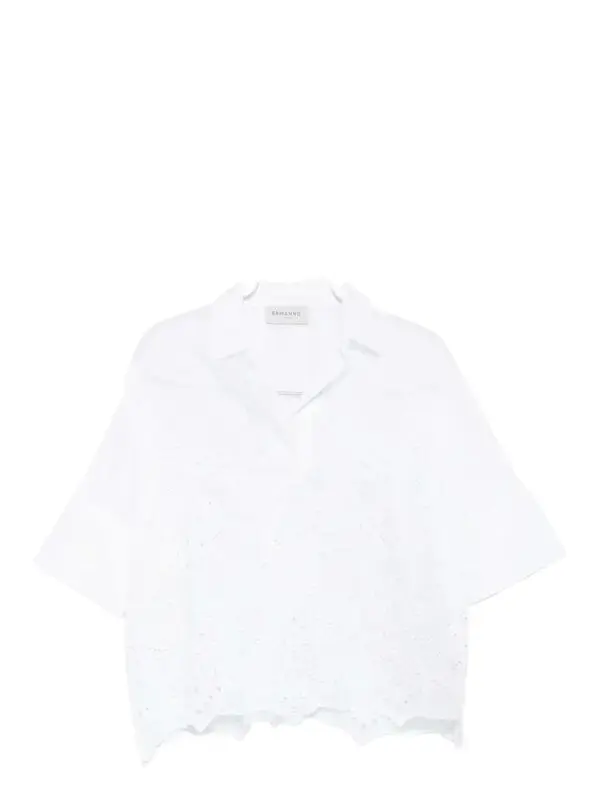 ERMANNO FIRENZE Lace Blouse - White