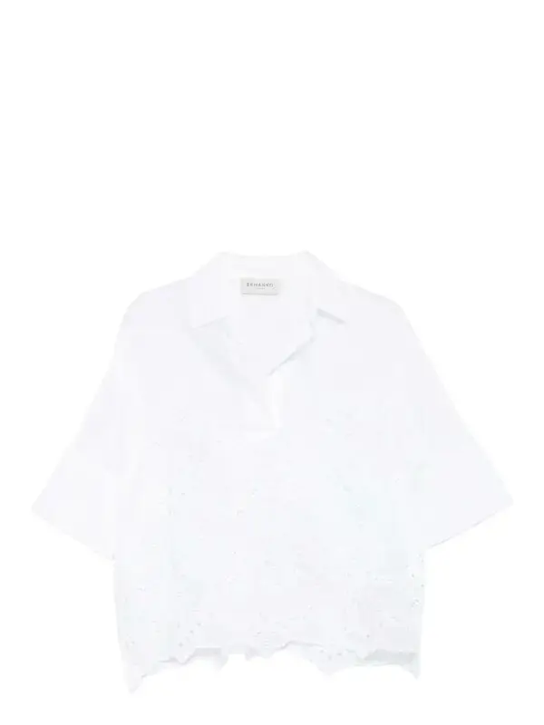 ERMANNO FIRENZE Lace Blouse - White