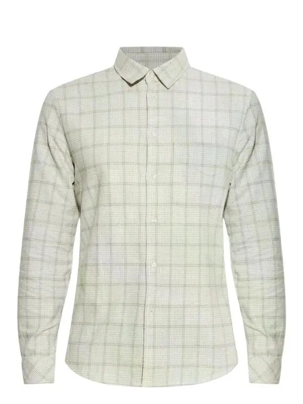SAMSOE SAMSOE Saliam Nj Checked Shirt - Neutrals