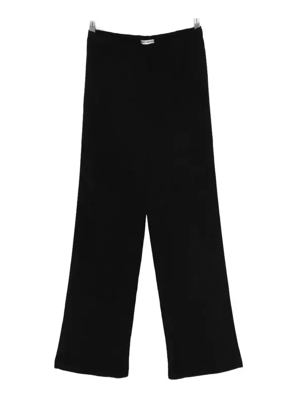 Issey Miyake Ribbed Trousers - Black