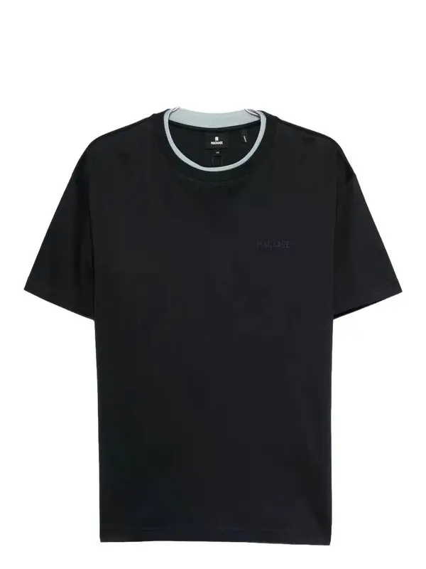 Mackage Contrast Crewneck T-shirt - Blue