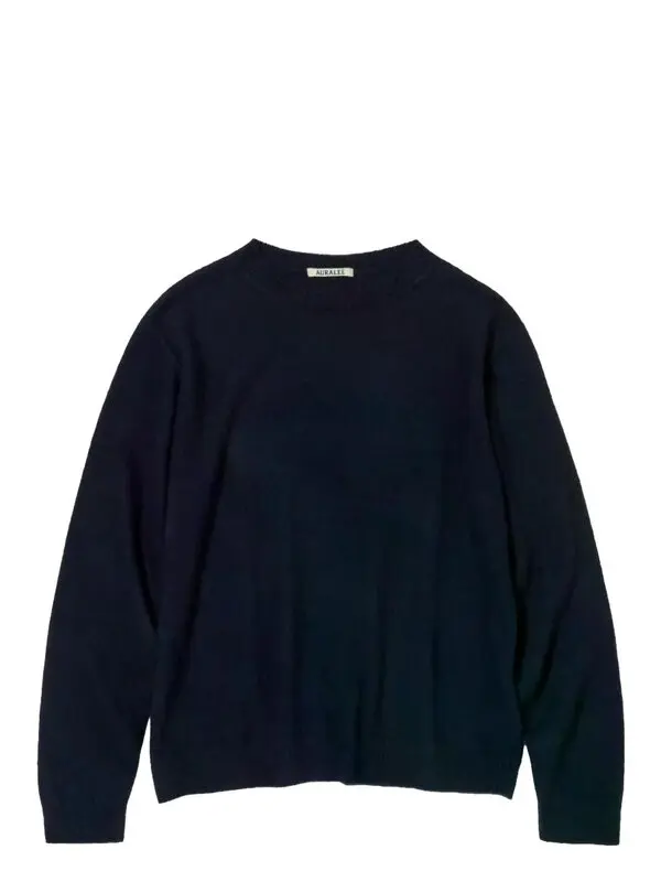 Auralee Crew-neck Sweater - Blue