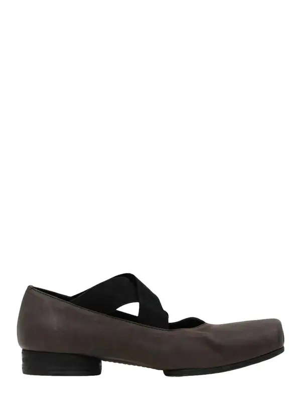 UMA WANG Leather Ballerinas - Brown