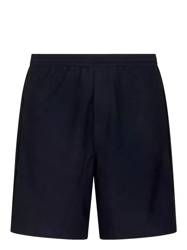 Giorgio Armani Logo-detail Shorts - Blue