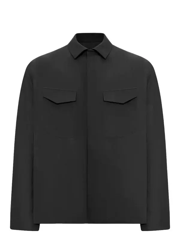 Veilance Flap-pocket Shirt - Black