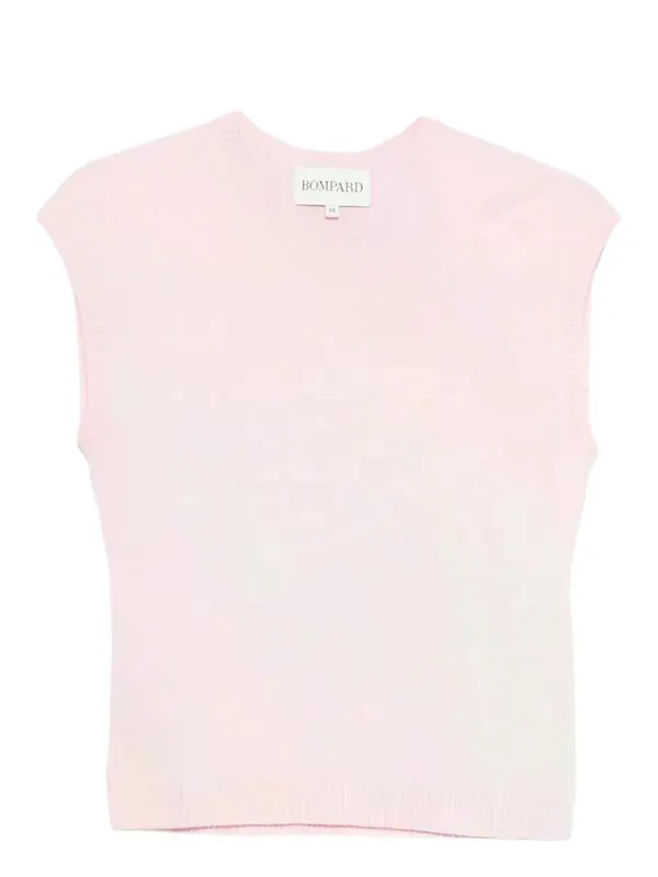 Eric Bompard Ribbed Sleeveless Top - Pink