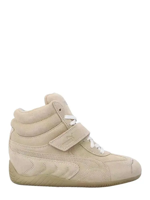 PUMA Speedcat Wedge Leather Sneakers - Neutrals