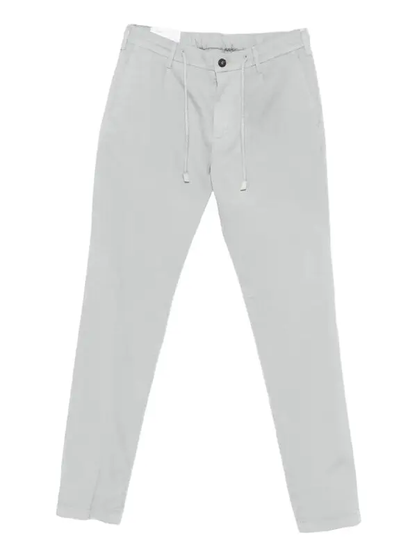 Eleventy Drawstring-waist Trousers - Grey