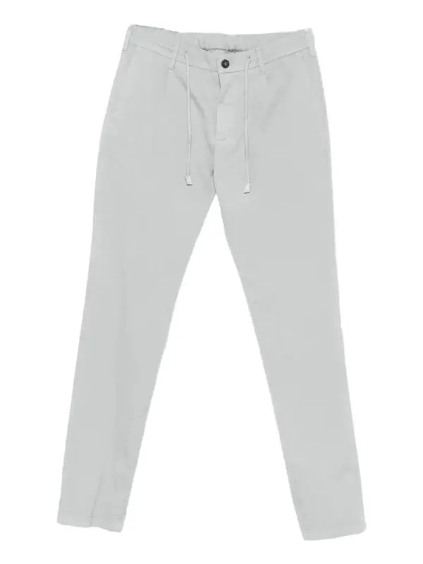 Eleventy Drawstring-waist Trousers - Grey