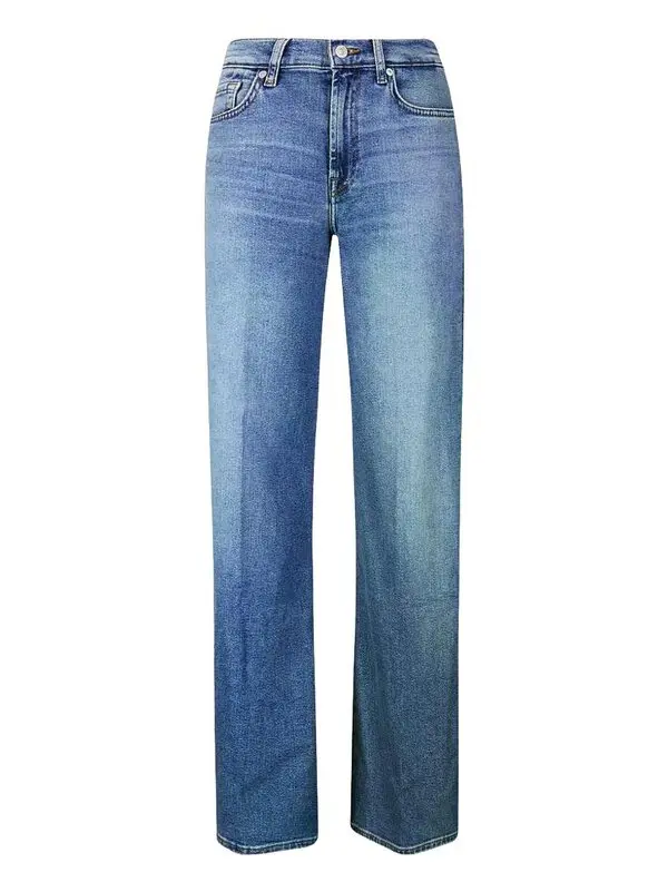 7 For All Mankind Straight-leg Jeans - Blue