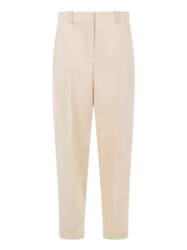 Fendi Cuffed Trousers - Neutrals