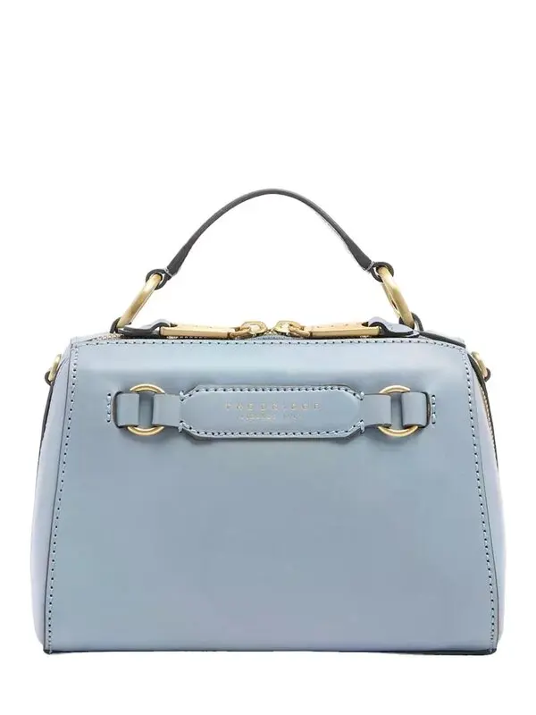 THE BRIDGE Leather Tote Bag - Blue
