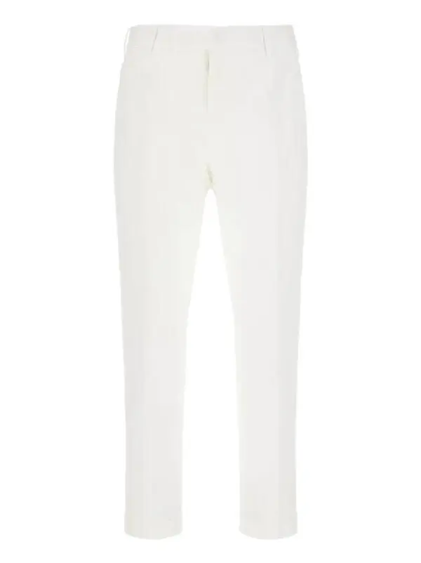 PT TORINO Tapered Trousers - White