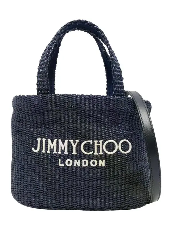 JIMMY CHOO Logo Tote Bag - Blue