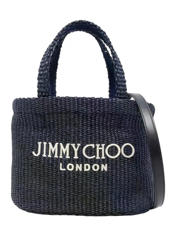 JIMMY CHOO Logo Tote Bag - Blue