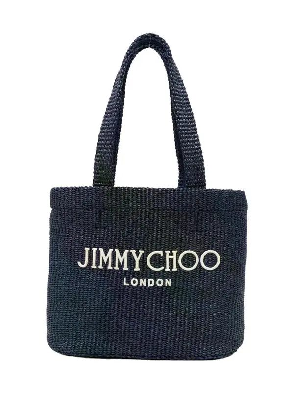 JIMMY CHOO Logo Tote - Blue