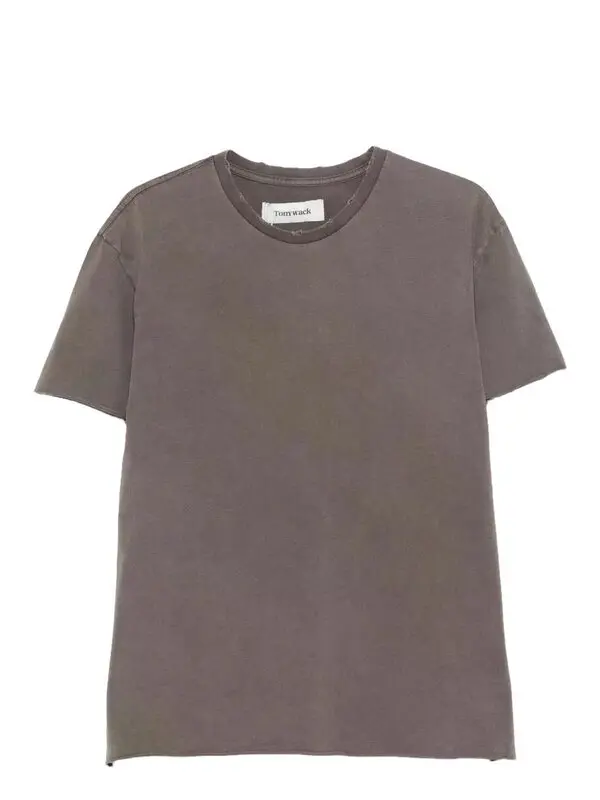 TONYWACK Faded Brown Raw T-shirt - Grey