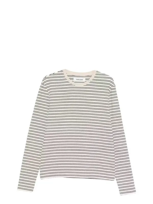 TONYWACK Striped Crewneck Sweatshirt - Neutrals