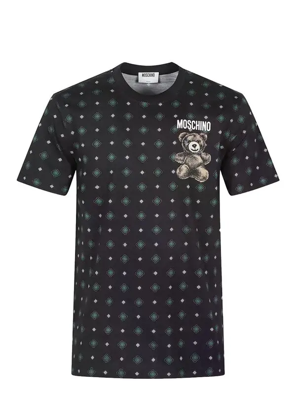 Moschino Patterned T-shirt - Black