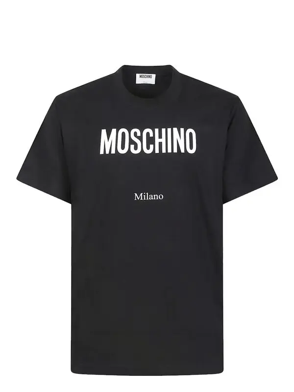 Moschino Logo-print T-shirt - Black