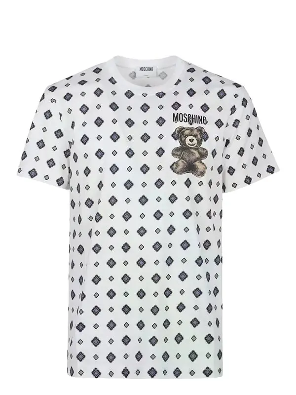 Moschino Patterned T-shirt - White