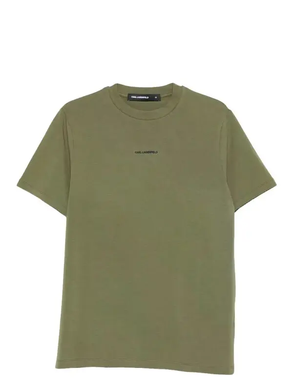 Karl Lagerfeld Logo-detail T-shirt - Green