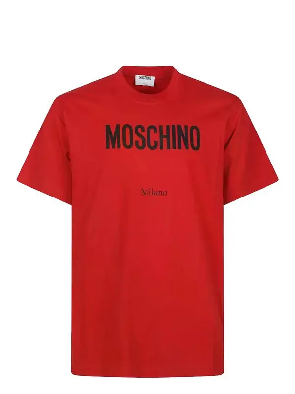 Moschino Logo-print T-shirt - Red