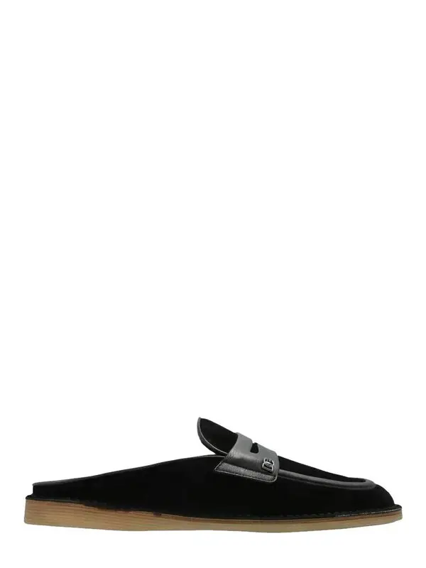 Dolce & Gabbana Suede Mules - Black