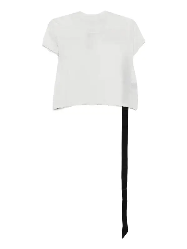 Rick Owens Ribbon Detail T-shirt - Neutrals