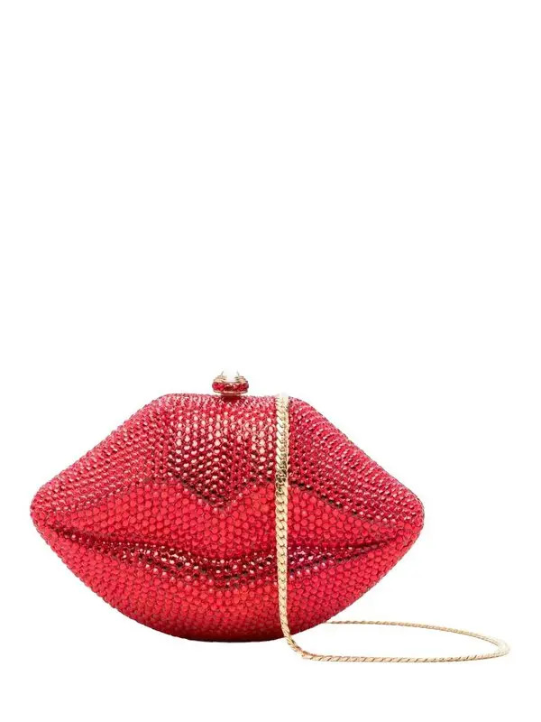 SAN BLAS Kiss Passion Lips Clutch Bag - Red
