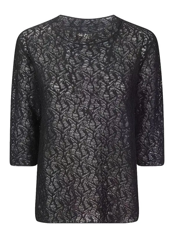 ARCHIVIO B Lace Top - Black